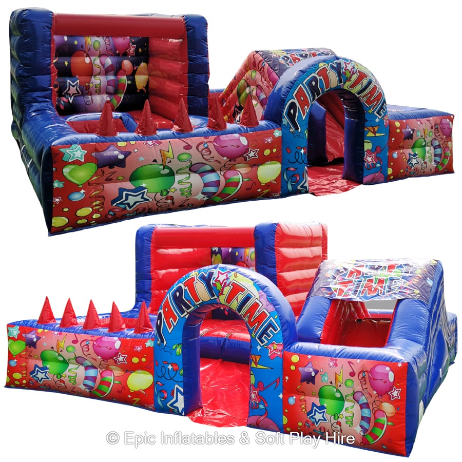 Party Time Themed Bouncy Castles and Soft Play