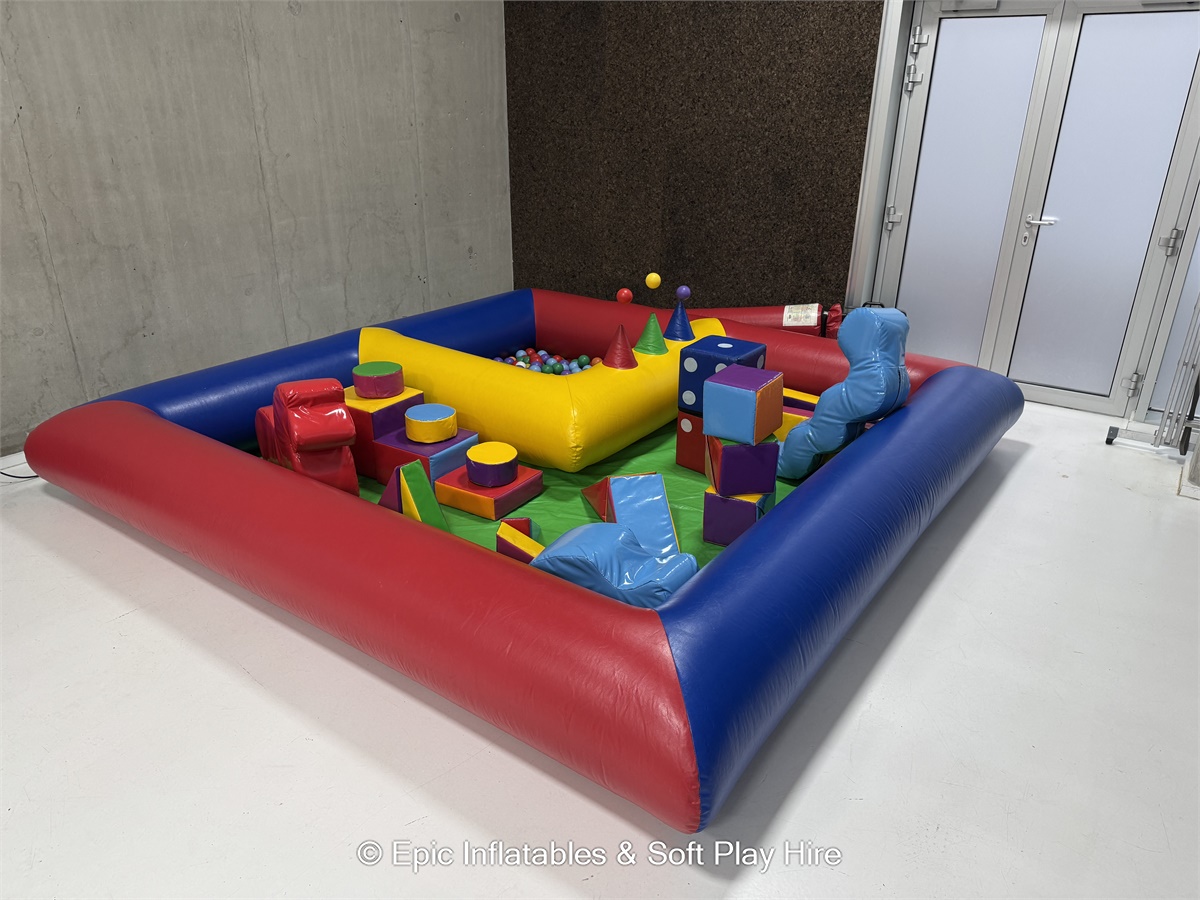 Multi-Coloured Soft Play & Inflatable Surround - Bouncy Castle And Soft ...
